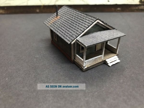 N Scale Built Ready House Painted Weathered Model Railroad Layout ...