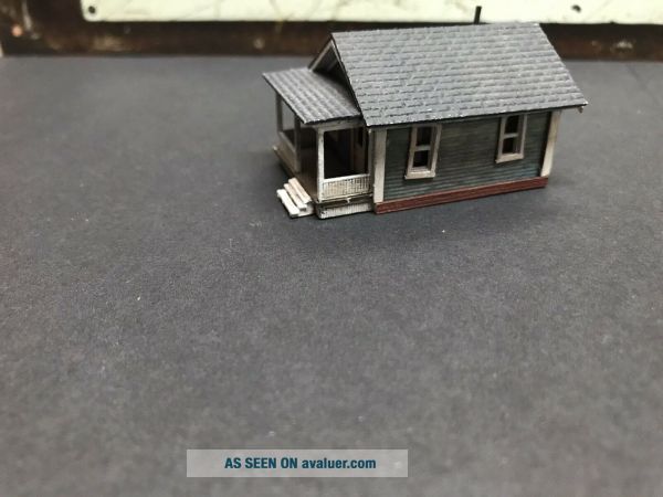 N Scale Built Ready House Painted Weathered Model Railroad Layout ...