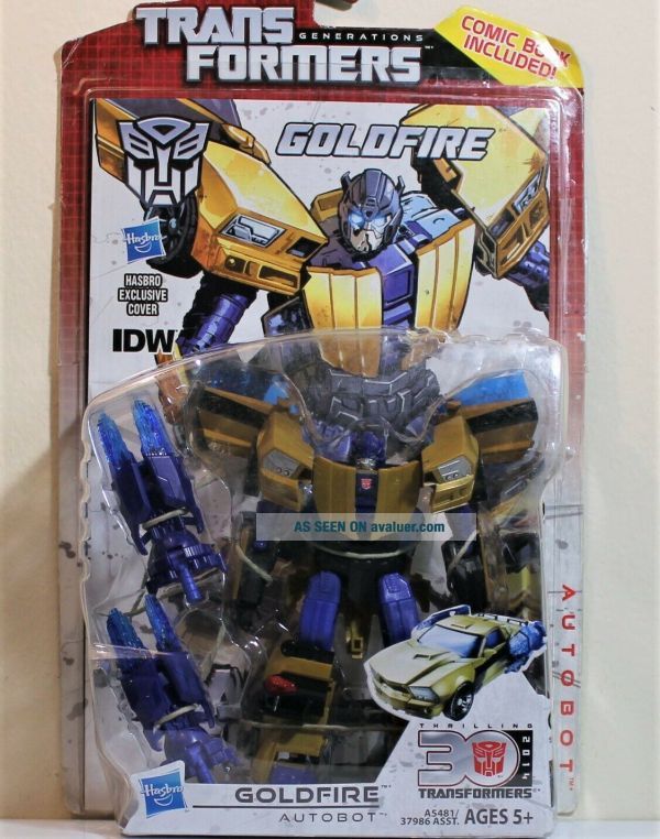 Transformers Generations GOLDFIRE Deluxe Class W/ IDW Comic; MOSC/New ...