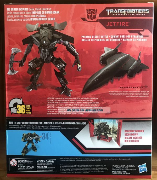 Transformers Studio Series 35 Revenge Of The Fallen ROTF Leader Jetfire ...