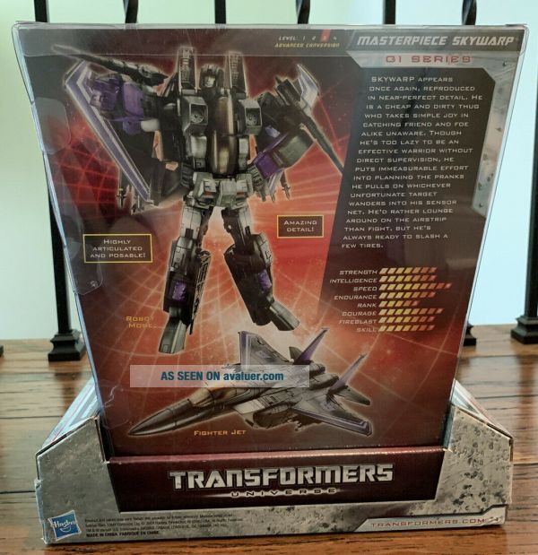 Hasbro Skywarp Transformers Universe Masterpiece Walmart Exclusive ...