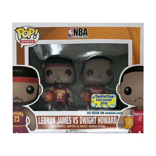 Funko POP NBA Lebron James VS Dwight Howard Convention Exclusive 2015 ...
