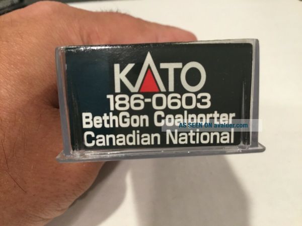 Kato N Scale 186 - 0603C Canadian National CN Bethgon Coalporter CN ...