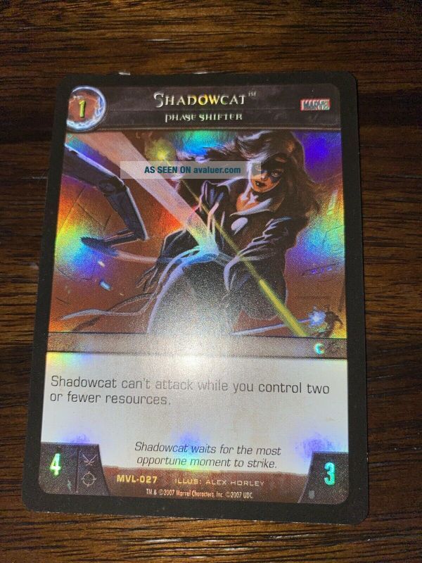 Vs System FOIL Shadowcat Phase Shifter Marvel Legends MVL - 027 | #31833707