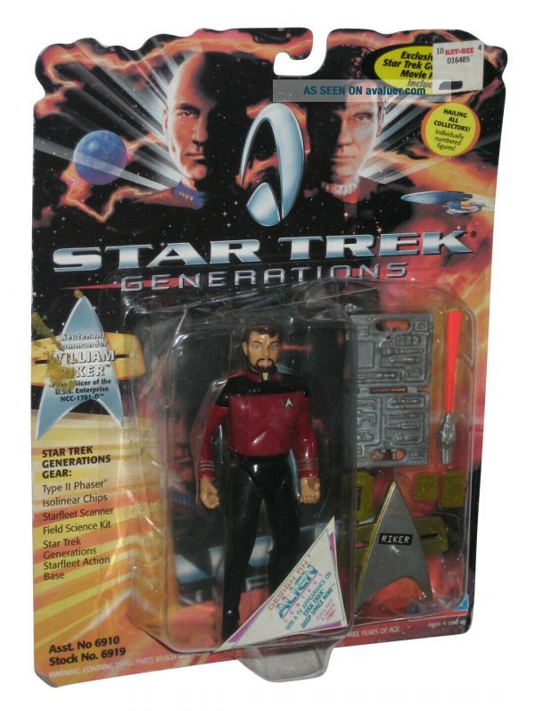Star Trek Generations Lieutenant Commander William Riker (1994 ...