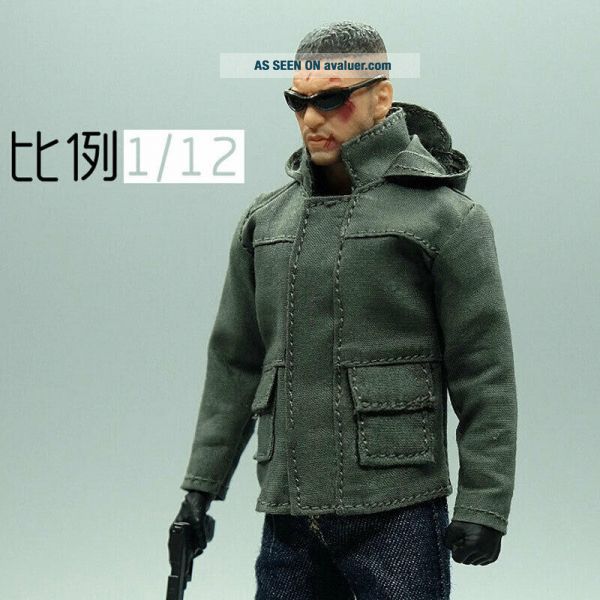 1/12 Scale Soldier Jacket Coat Model For 6 " Ant DAM 3ATOYS Body Action ...