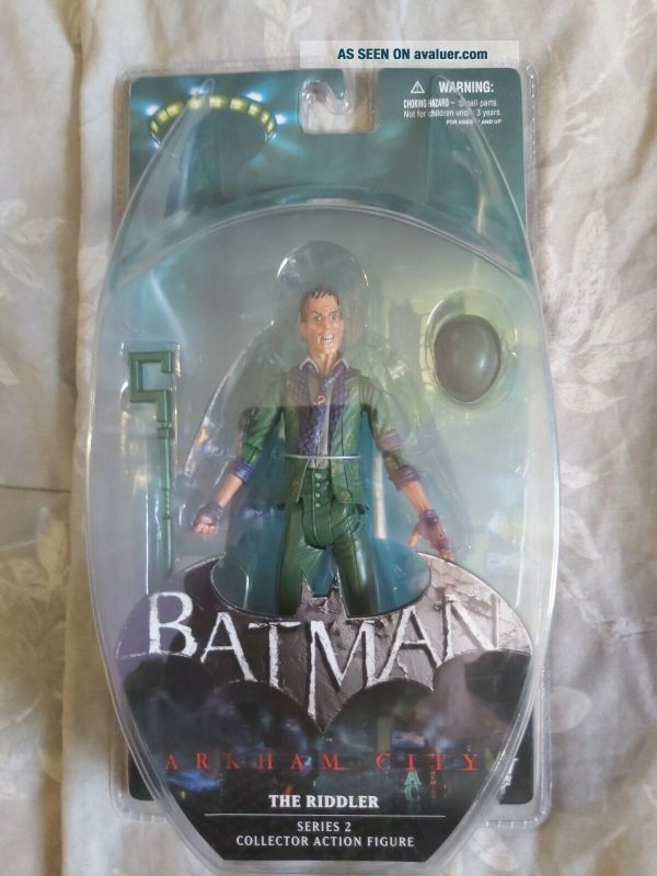 BATMAN ARKHAM CITY RIDDLER SERIES 2 DC DIRECT ASYLUM KNIGHT ORIGINS ...