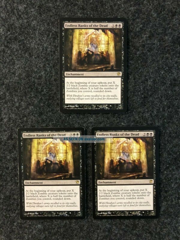 Mtg - Magic The Gathering - Innistrad - Endless Ranks Of The Dead X3 ...