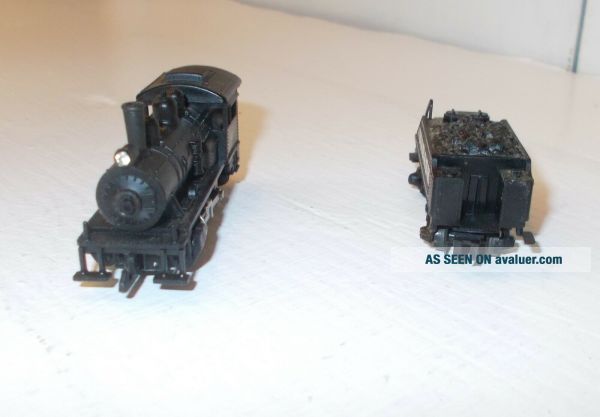 N SCALE TRAIN LOCOMOTIVE ARNOLD SERIES 2 403 RUNS GOOD WABASH TENDER ...