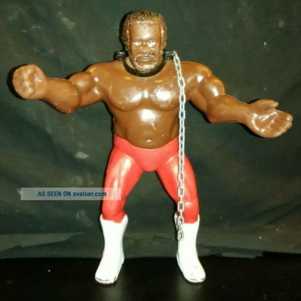 LJN WWF Wrestling Superstars Figure JUNKYARD DOG With Collar And Chain ...