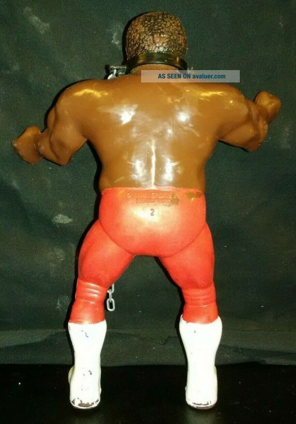 LJN WWF Wrestling Superstars Figure JUNKYARD DOG With Collar And Chain ...