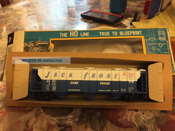 HO Scale AHM Jack Frost Cane Sugar Covered Hopper Ad Vintage NOS NIB ...