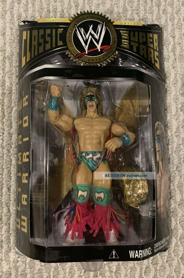 WWF WWE Classic Superstars Ultimate Warrior Figure Series 3 Jakks 2004 ...