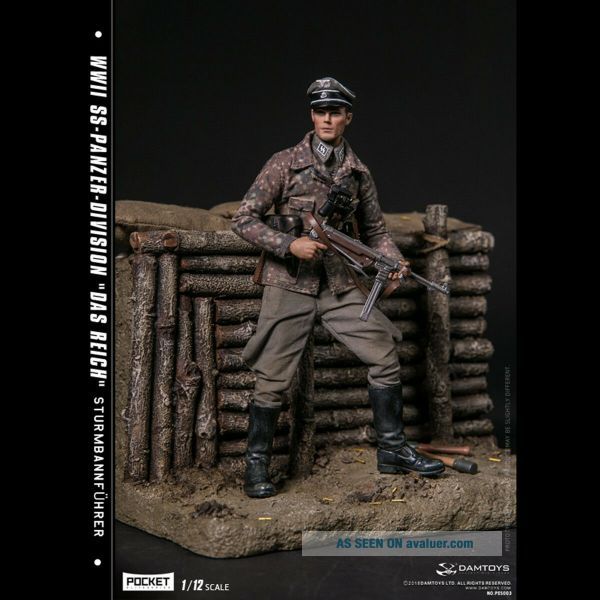 DAMTOYS 1/12 POCKET ELITE SERIES WWII SS - Panzer - Division Das Reich ...