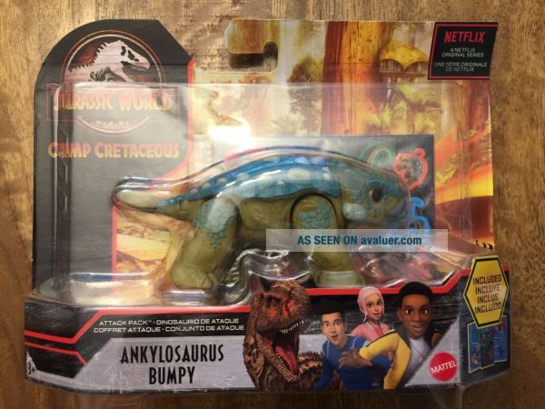 Ankylosaurus Bumpy Attack Pack Jurassic World Camp Cretaceous Mattel ...