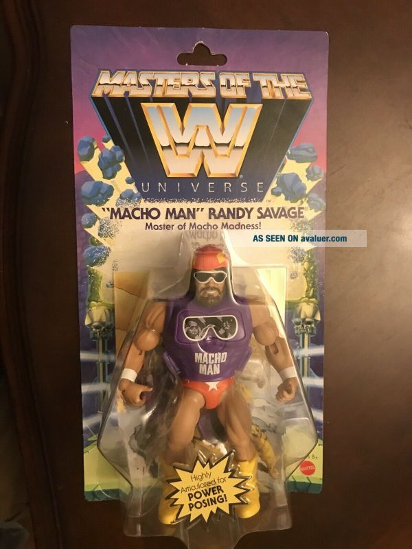 WWE Masters Of The WWE Universe MACHO MAN RANDY SAVAGE MOTU MAN AT ARMS ...