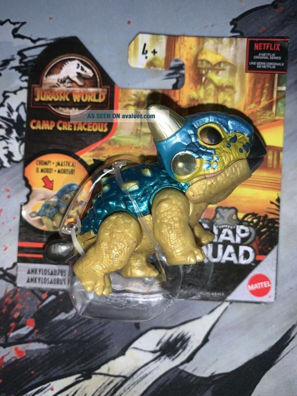Jurassic World Snap Squad Camp Cretaceous Ankylosaurus Bumpy - N/NM ...