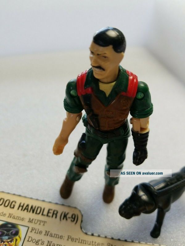 Gi Joe Mutt V1 With File Card Incomplete And Loose | #31928170