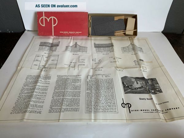Dyna Model Products DMP HO Scale Model Trains Building SHANTY HOUSE KIT ...