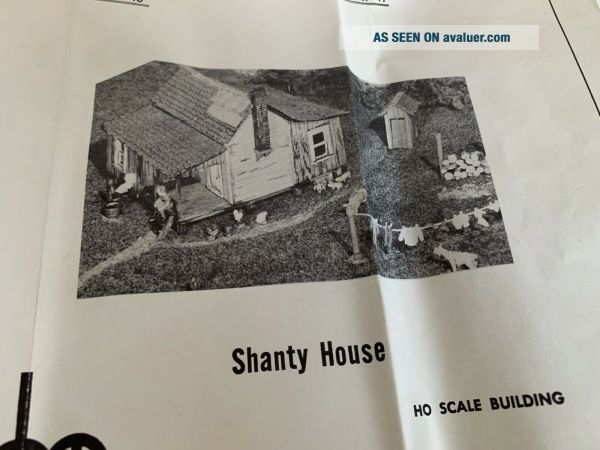 Dyna Model Products DMP HO Scale Model Trains Building SHANTY HOUSE KIT ...