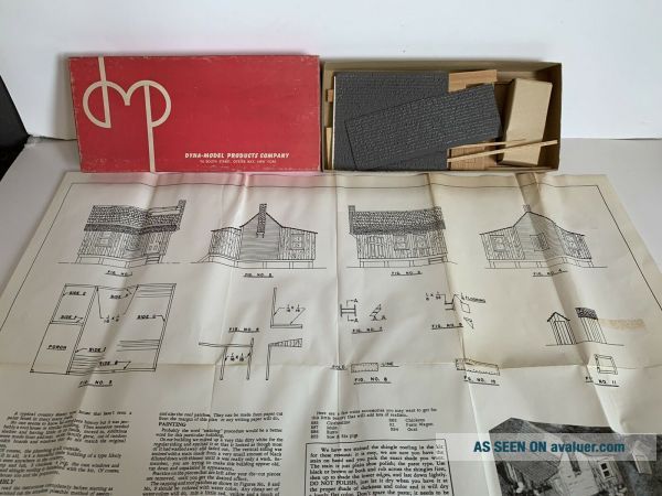 Dyna Model Products DMP HO Scale Model Trains Building SHANTY HOUSE KIT ...