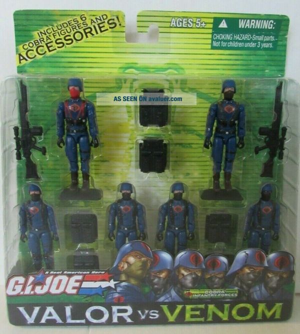 GI Joe Valor Vs. Venom Cobra Infantry Forces 6 Pack MIB Hasbro BZ316 ...