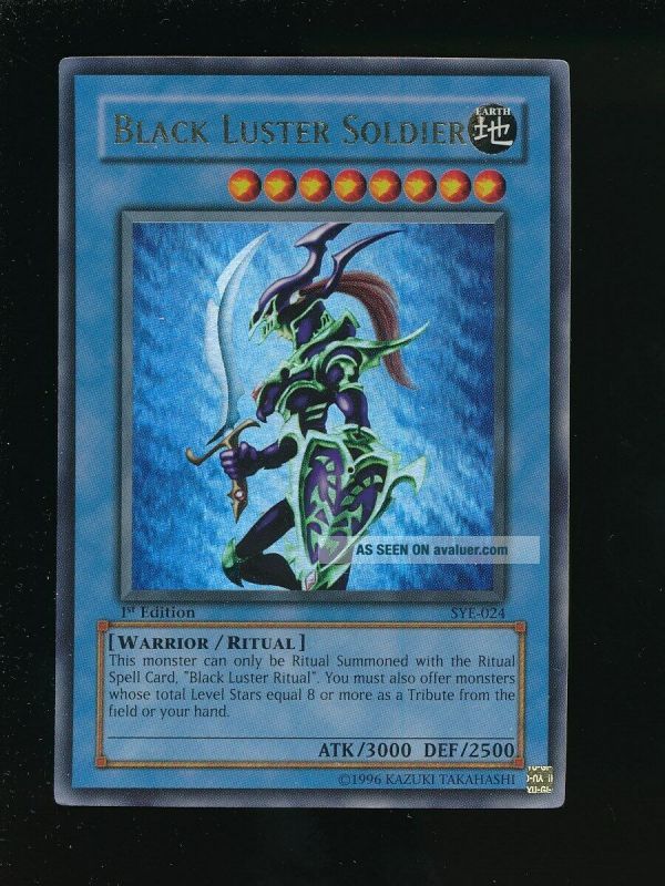 Yugioh Black Luster Soldier 1st Edition SYE - 024 Ultra Rare NM | #31965144
