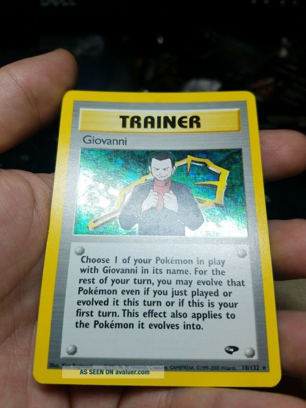 Giovanni 18/132 Holo Gym Challenge Pokemon Card PL | #31966265
