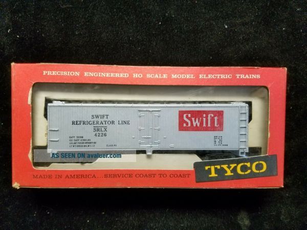 Vintage TYCO HO Scale Swift Refrigerator Car T329A:249 W/ Box | #31986295