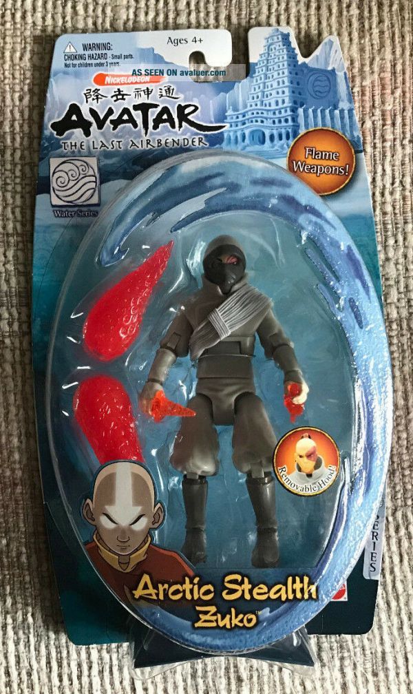 AVATAR THE LAST AIRBENDER ARCTIC STEALTH ZUKO ACTION FIGURE NICKELODEON ...