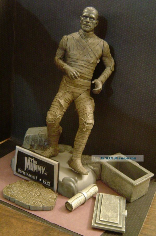 Sideshow THE MUMMY Karloff Silver Screen B&W Variant Complete Universal ...