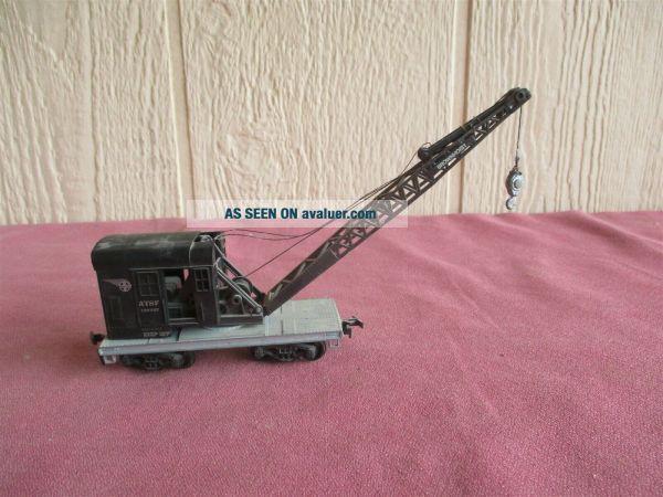HO Scale Santa Fe AT&SF 199587 Small Boom Crane Train Car Railroad ...