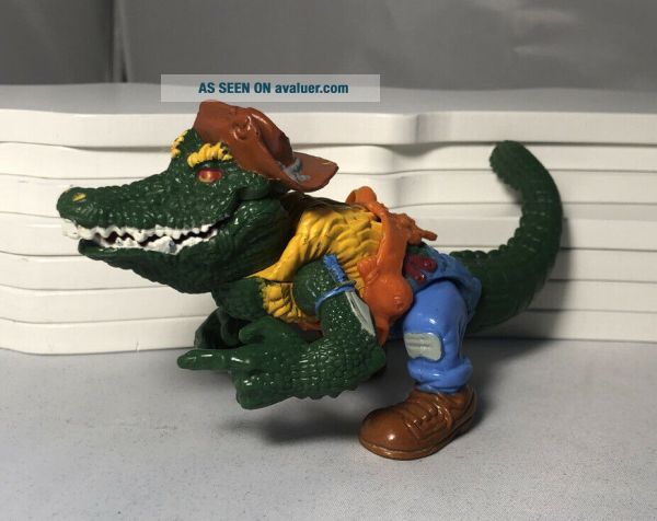 Playmates 1989 Teenage Mutant Ninja Turtles TMNT LEATHERHEAD Gator ...
