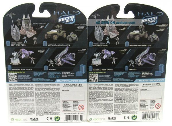 Halo Micro Ops Ghost Vs Wolf Spider & Warthog And Mongoose | #32057795