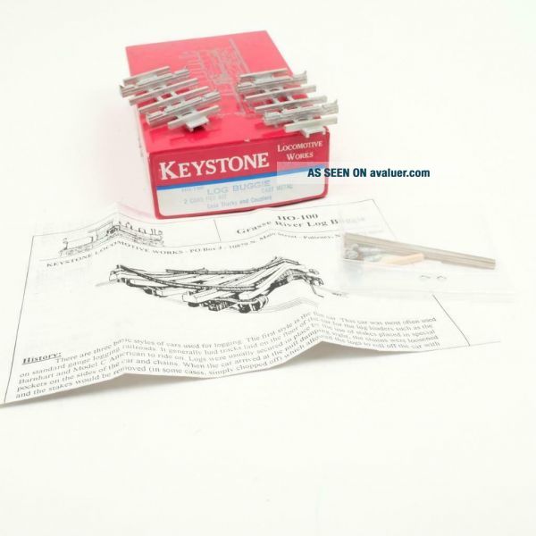 Keystone Locomotive Grasse River Log Buggie 2 - Cars HO Scale Kit HO ...