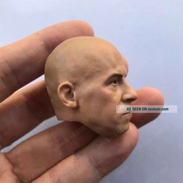 1/6 Scale Vin Diesel Head Sculpt Fast & Furious For 12 " Male Body ...