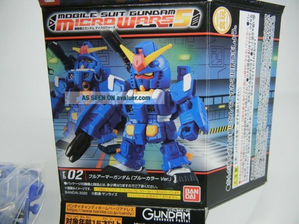 Mobile Suit Gundam Micro Wars 5 " 02 Full Armor Gundam Blue Ver ...