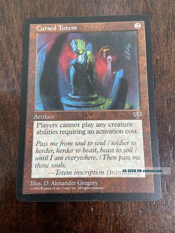 MTG Magic The Gathering Cursed Totem Mirage | #32059169