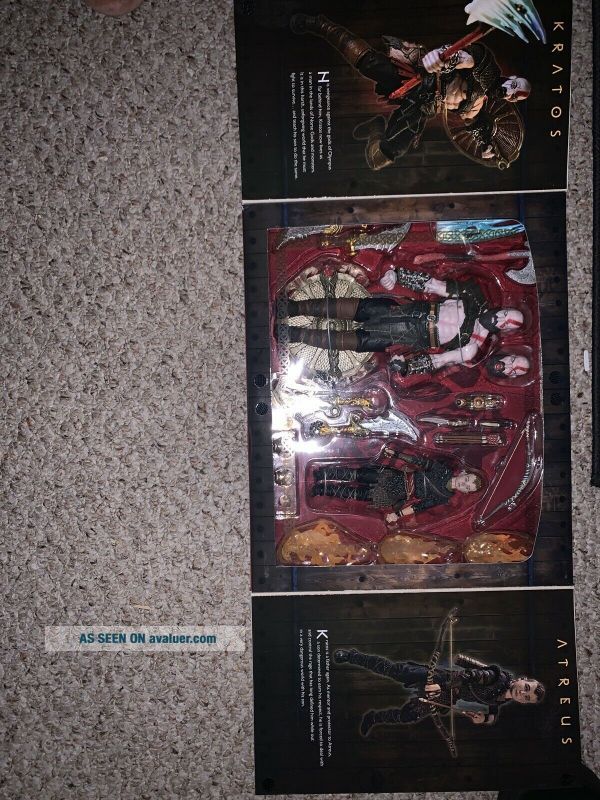 NECA GOD OF WAR 2018 ULTIMATE KRATOS & ATREUS 7 " SCALE ACTION FIGURE 2 ...