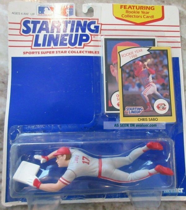 1990 Chris Sabo 17 Reds Starting Lineup Kenner Action Figure | #32087153
