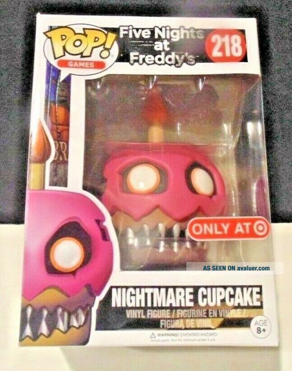 Funko Pop Vinyl Five Nights At Freddy’s FNAF Nightmare Cupcake Target ...