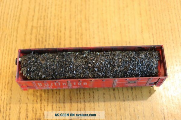 Athearn HO Scale Weathered Burlington Route 4 - Bay Coal Hopper Car W ...