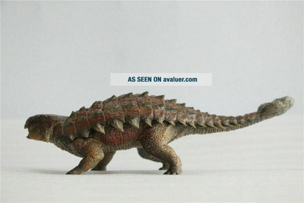 Nanmu 1/35 Ankylosaurus Mace Figure Ankylosaur Dinosaur Red Version Toy ...