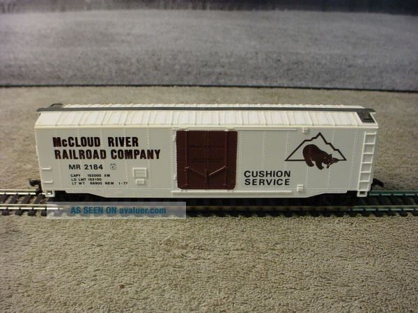 Bachmann HO Scale McCloud River Railroad Company 50 ' Plug Door Boxcar ...