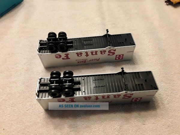 Athearn HO SCALE 2 40 ' Santa Fe Box Trailers | #32191522