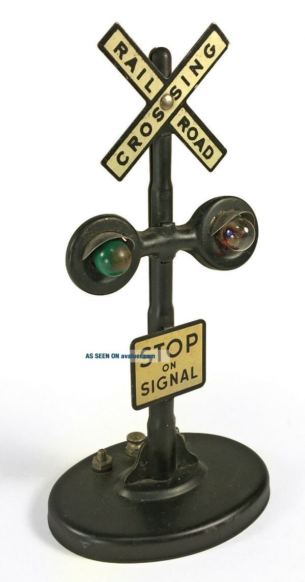 Vintage Marx No 423 Twin Light Railroad Crossing Flasher Signal ...