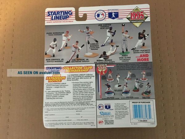 Tim Salmon 1995 Starting Lineup SLU Sports Figure Packaged Anaheim ...