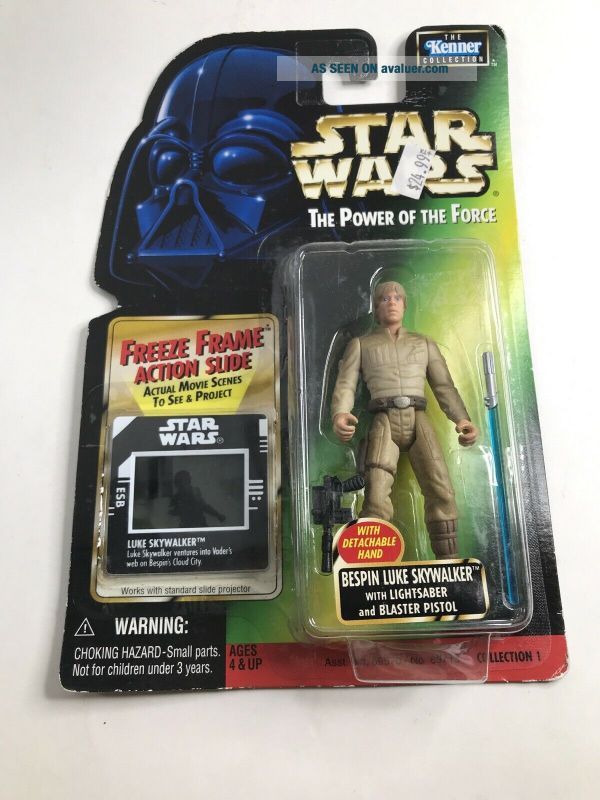Star Wars Power Of The Force Bespin Luke Skywalker Kenner 1997 Freeze ...