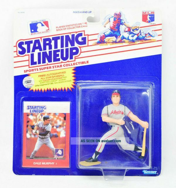 Starting Lineup 1988 Dale Murphy Atlanta Braves Baseball MLB SLU ...