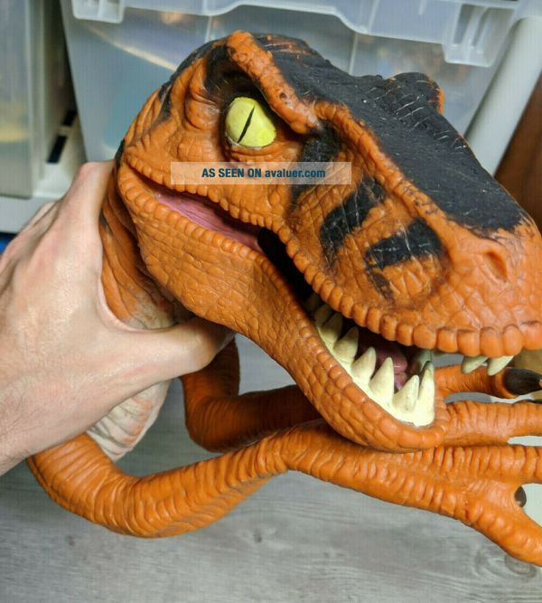 Vintage 1996 Jurassic Park The Lost World Raptor Dinosaur Hand Puppet ...